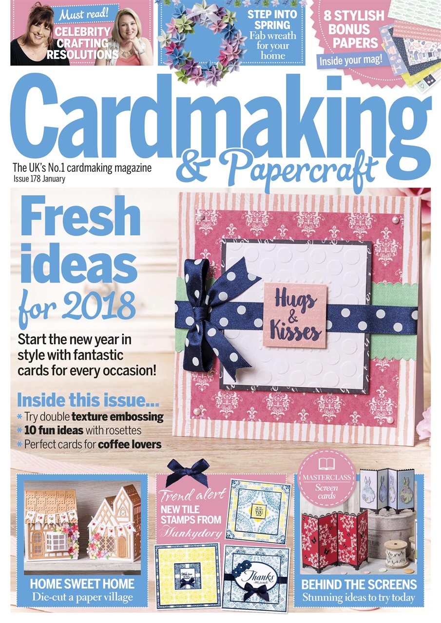 Cardmaking & Papercraft Magazine - January 2018 Back Issue