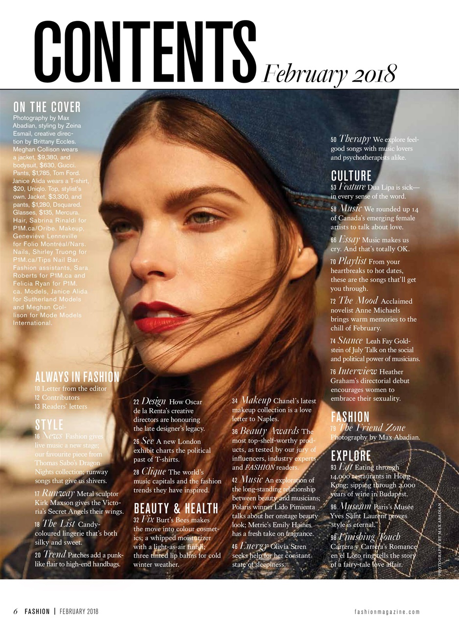 Fashion Magazine - February 2018 Back Issue
