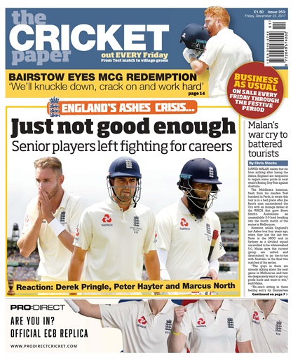 The Cricket Paper Magazine - 22nd December 2017 Back Issue