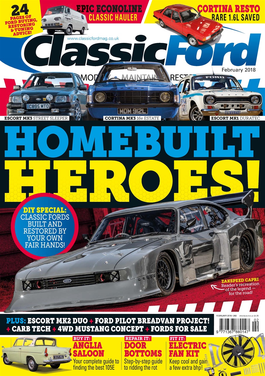 Classic Ford Magazine - February 2018 Back Issue