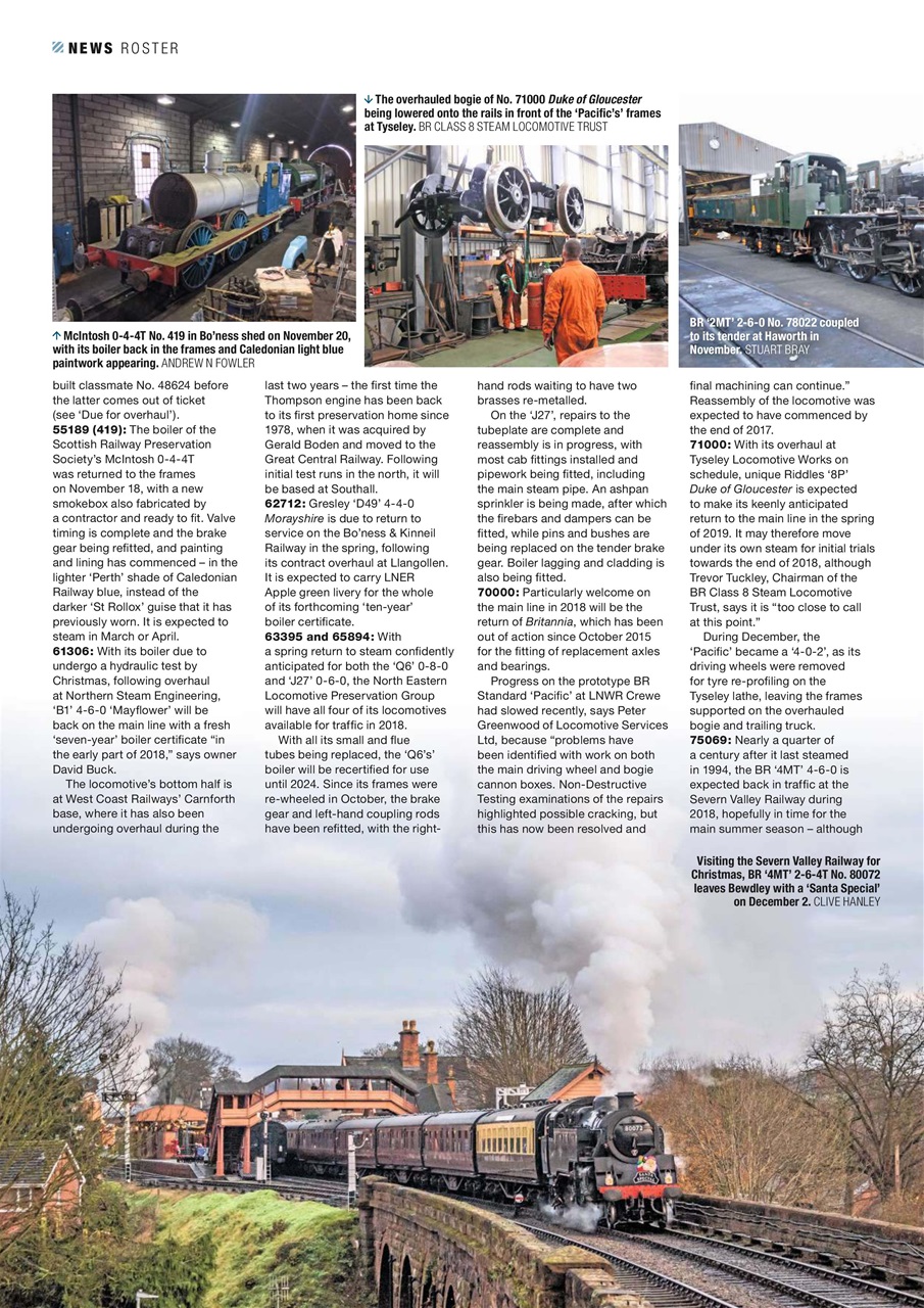 Steam Railway Magazine - Issue 475 Back Issue