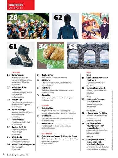 Canadian Cycling Magazine - Volume 9 Issue 1 Back Issue