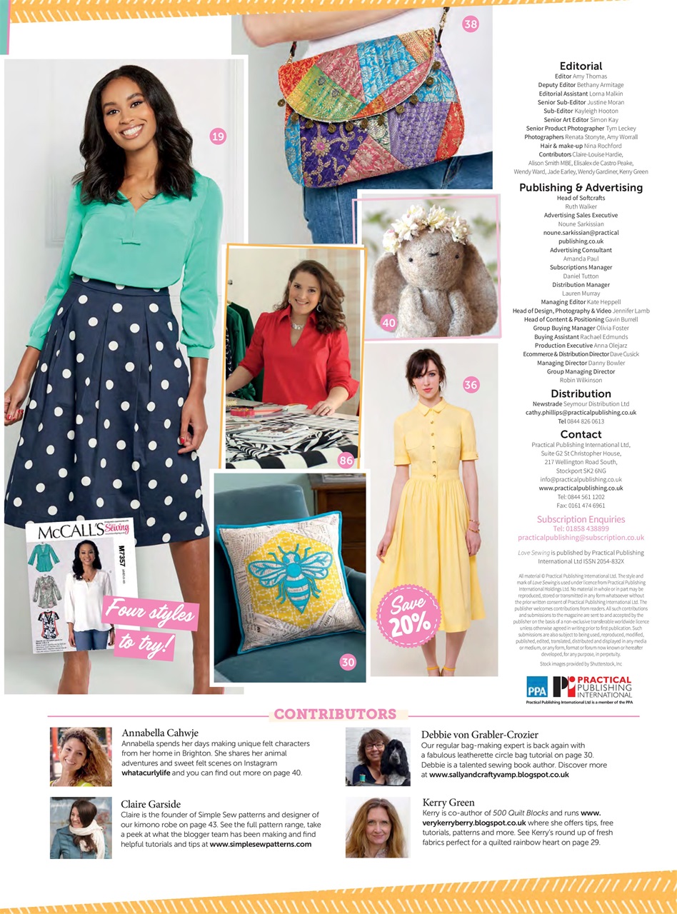 Love Sewing Magazine - Issue 49 Back Issue