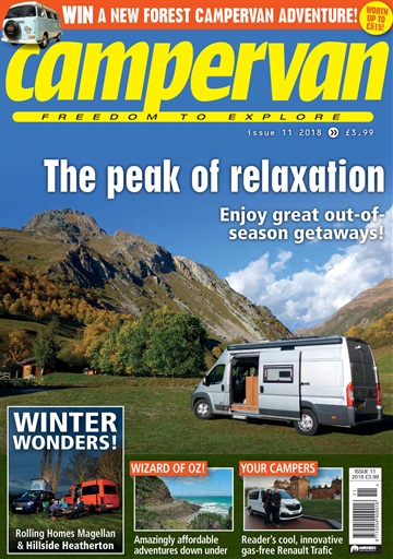 Campervan Magazine - Peak of relaxation (Issue 11 2018) Back Issue