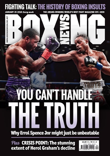 Boxing News Magazine - 23/01/2018 Back Issue