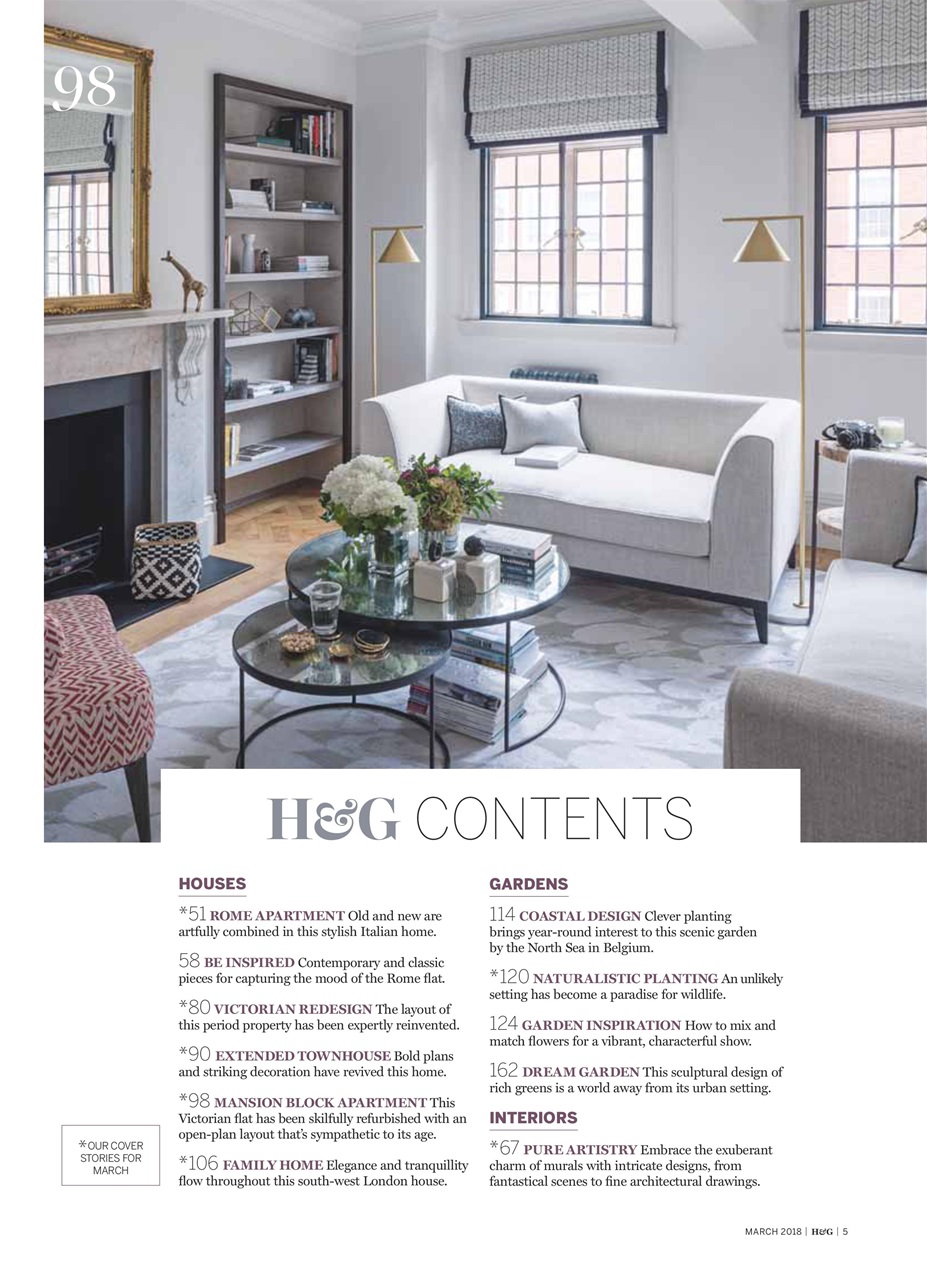 Homes & Gardens Magazine - March 2018 Subscriptions | Pocketmags