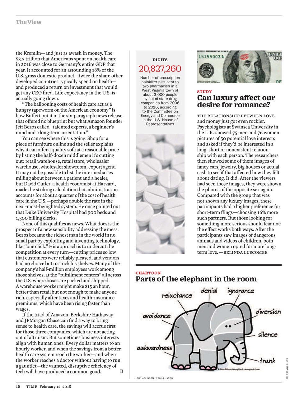 Time Magazine - 12th February 2018 Subscriptions | Pocketmags