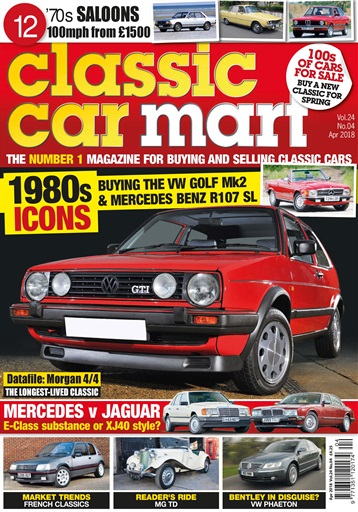 Classic Car Mart Magazine - April 2018 Back Issue