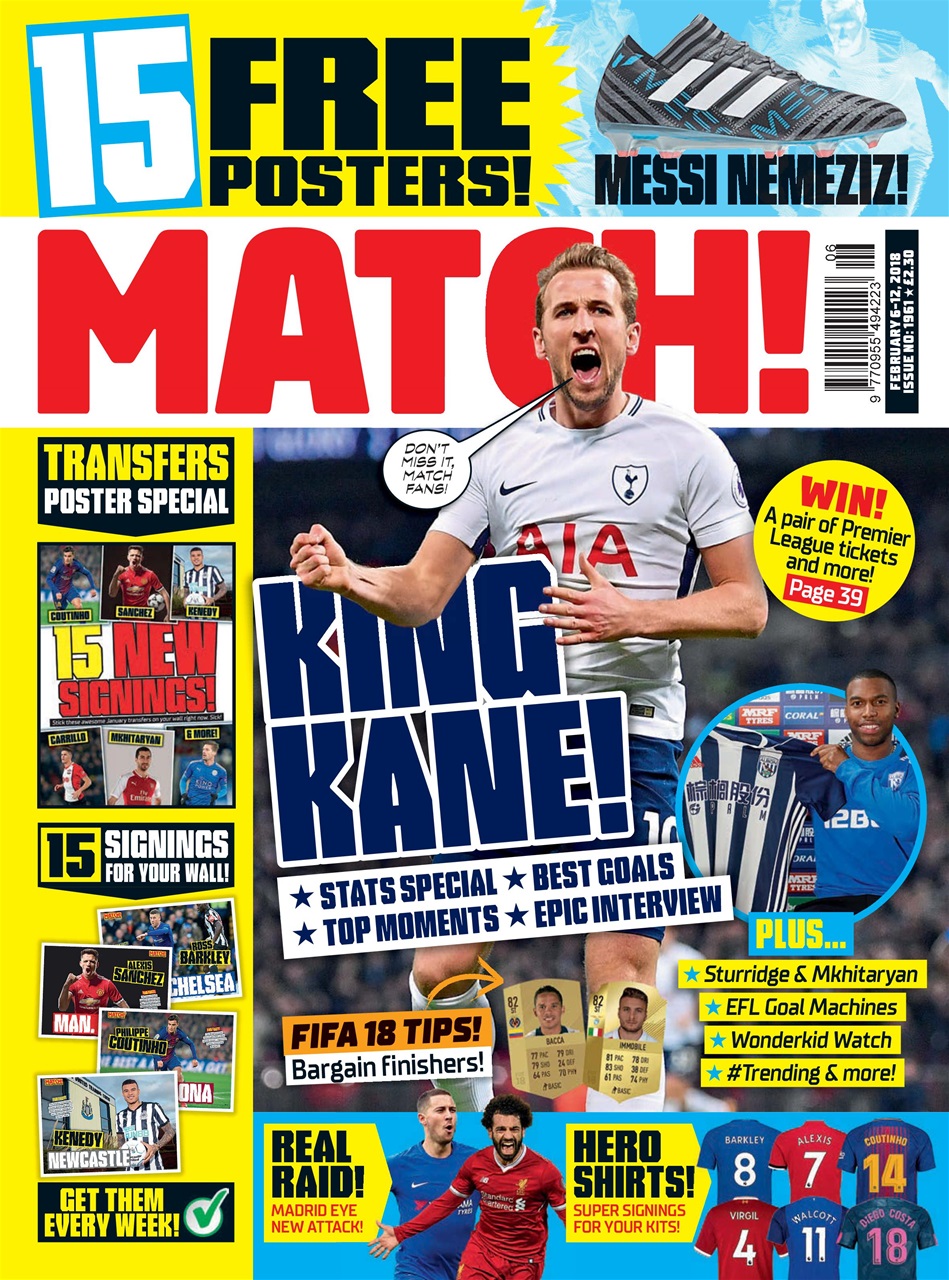 Match Magazine - 06 February 2018 Back Issue