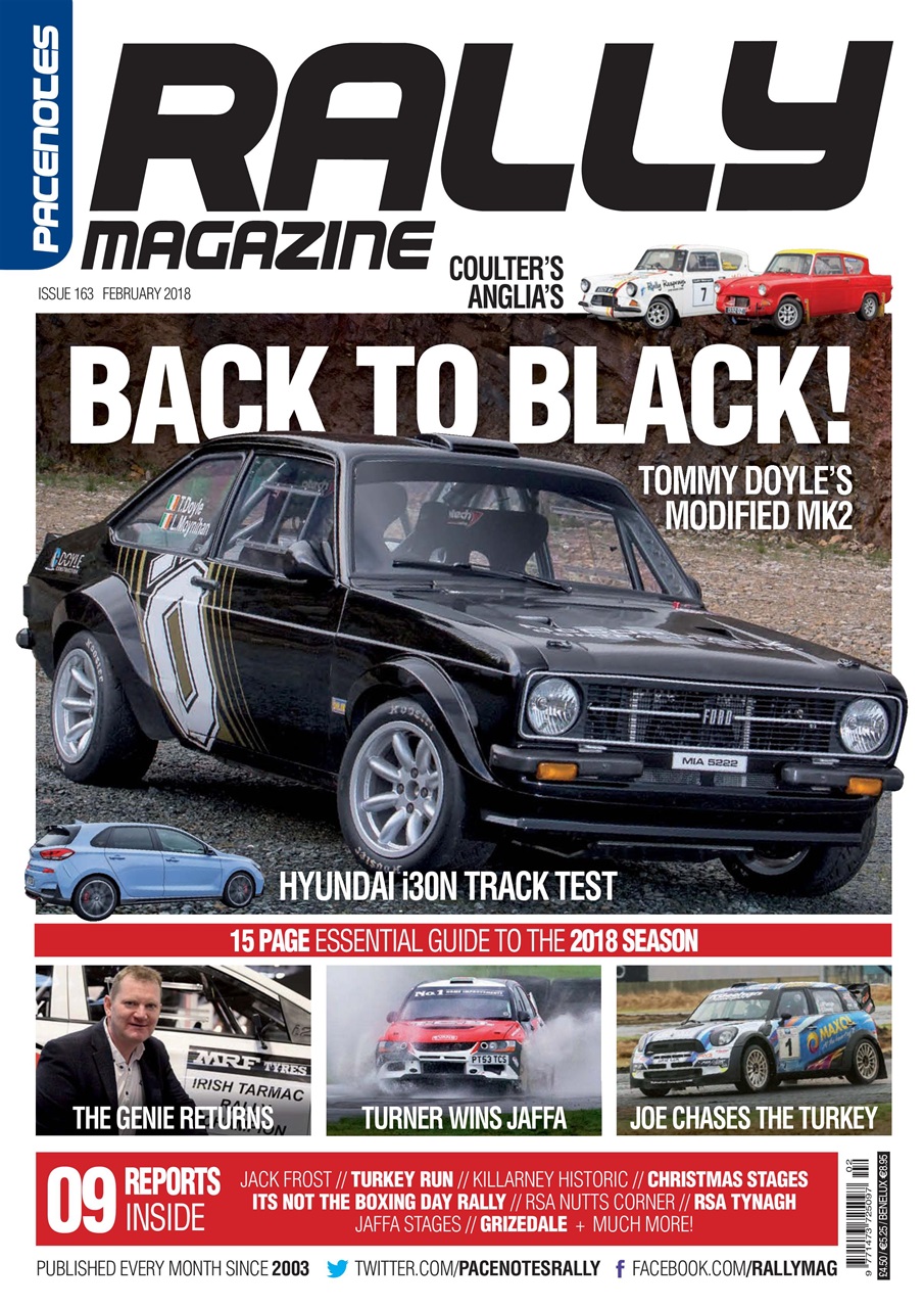 Pacenotes Rally magazine - Issue 163 - Feb 2018 Back Issue