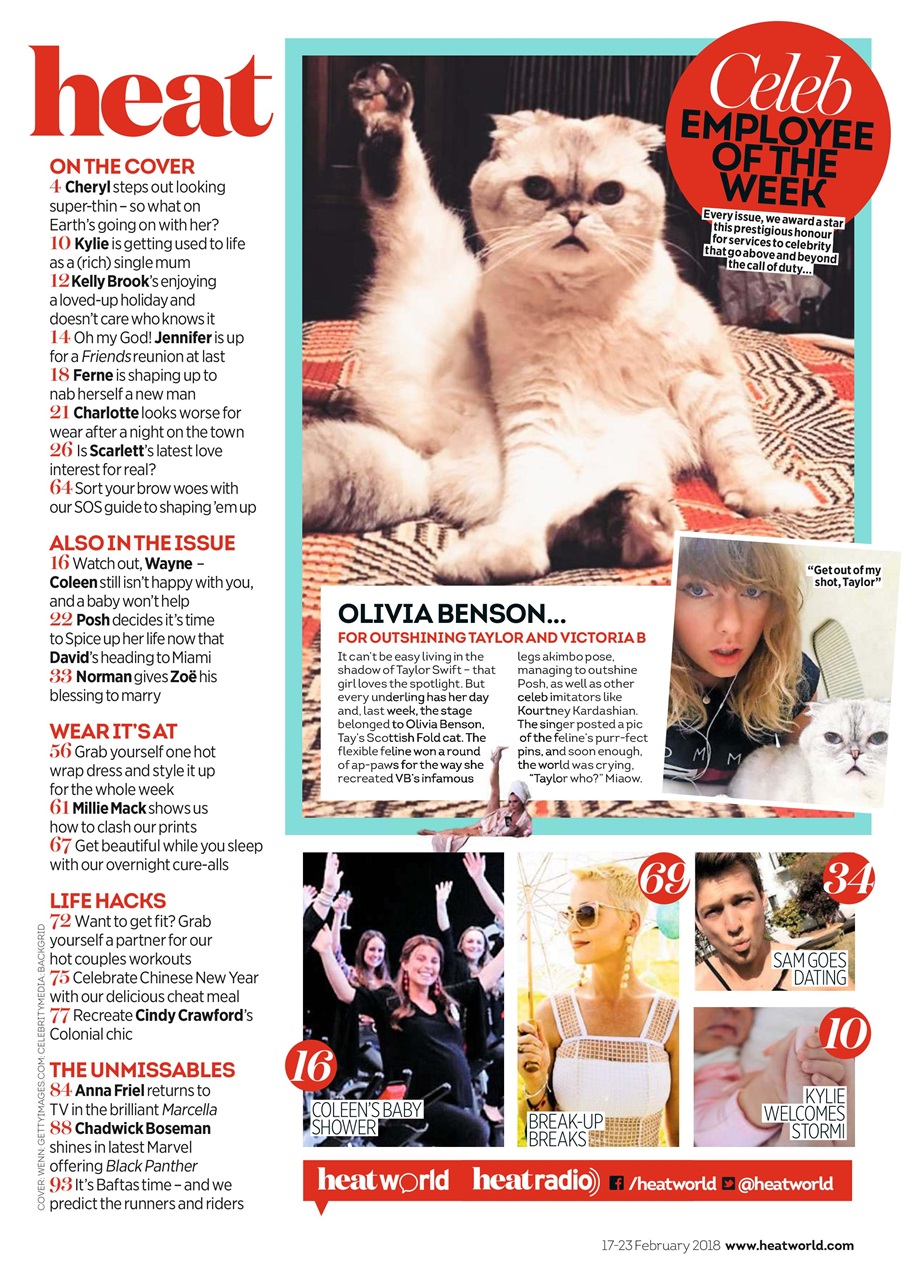 Heat Magazine - 17th February 2018 Back Issue