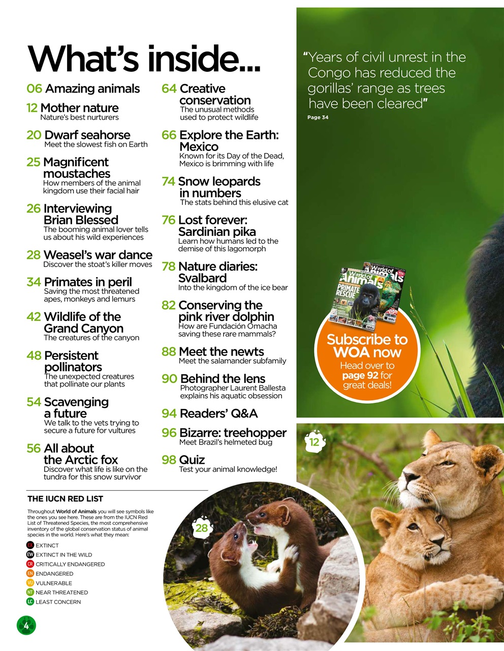 World of Animals Magazine - Issue 56 Back Issue