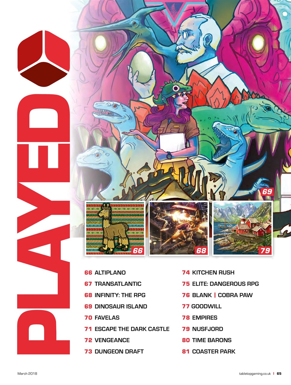 Tabletop Gaming Magazine - March 2018 (#16) Subscriptions | Pocketmags