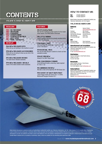 Model Airplane International Magazine - 152 March 2018 Subscriptions ...