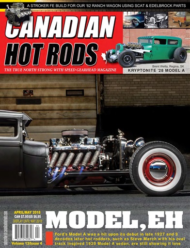 Canadian Hot Rods Magazine - CHR april/may 2018 Back Issue
