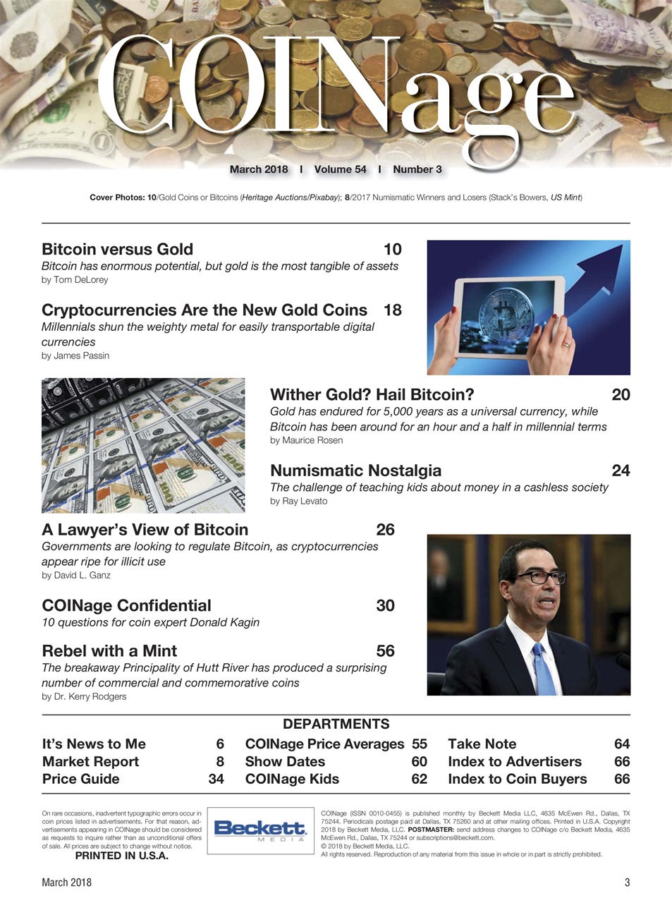 COINage Magazine - March 2018 Back Issue