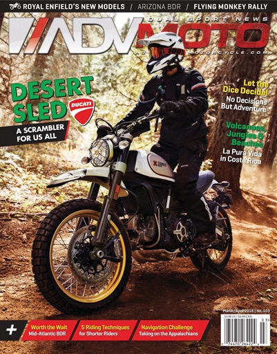 Adventure Motorcycle Magazine - Mar/Apr 2018 Back Issue