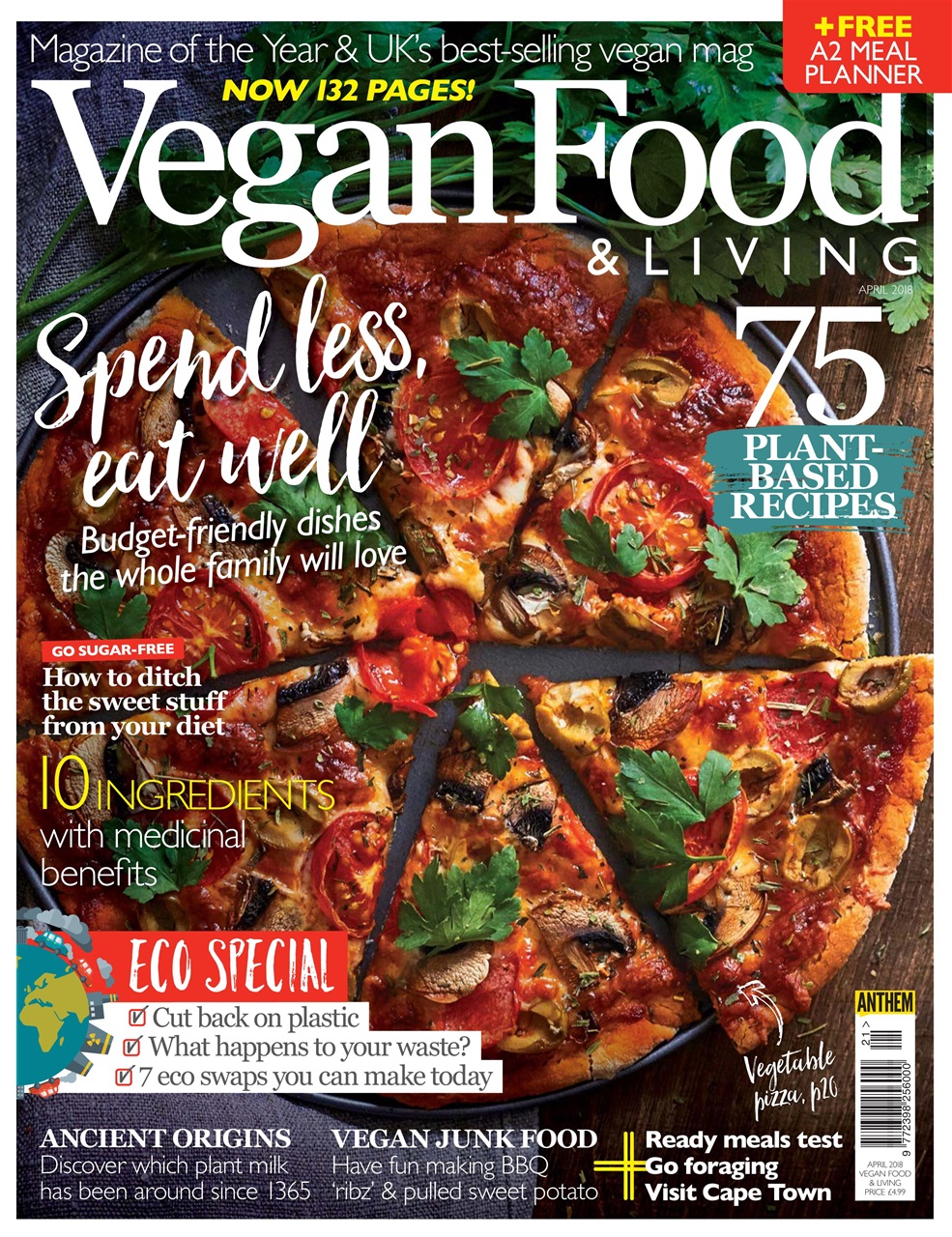 Vegan Food & Living Magazine - April 2018 Subscriptions | Pocketmags