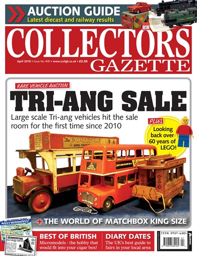 Collectors Gazette Magazine - April 2018 Back Issue
