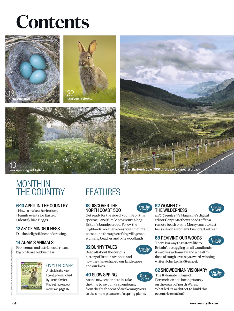 BBC Countryfile Magazine - April 2018 Back Issue