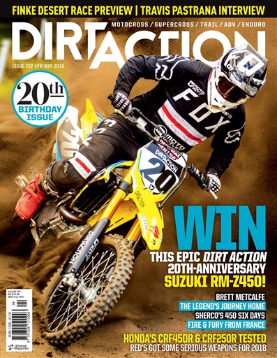 Dirt Action Magazine - Issue#222 Apr 2018 Back Issue