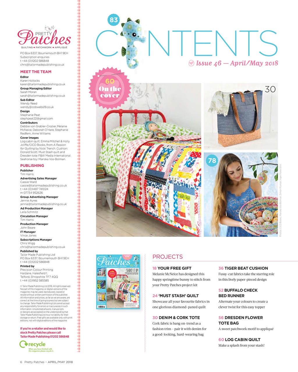 Pretty Patches Magazine Subscriptions and Issue 46 Issue