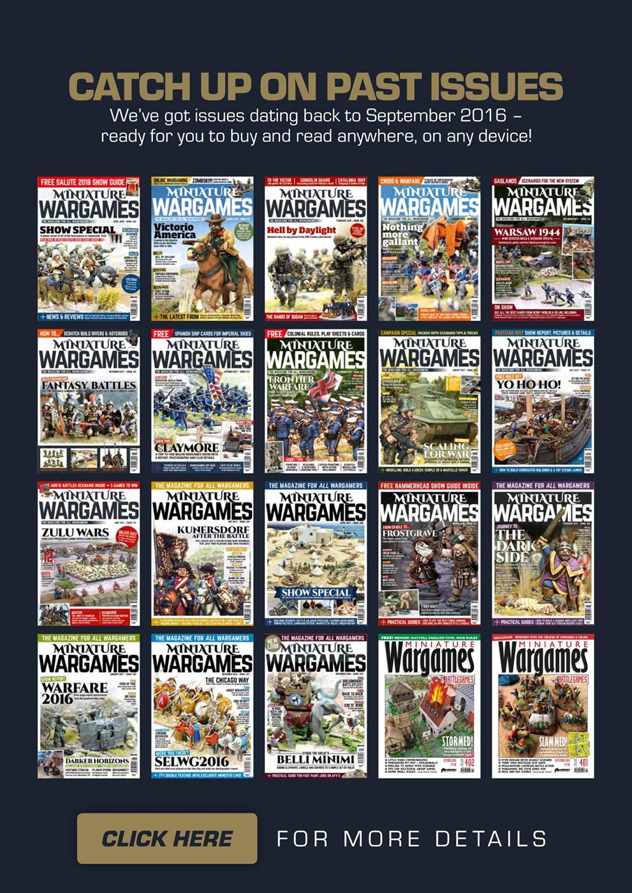 Miniature Wargames Magazine - FREE SAMPLE Special Issue