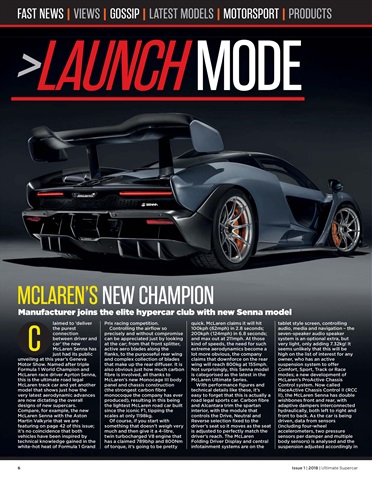 Ultimate Supercar Magazine - Volume 1 Issue 1 Back Issue