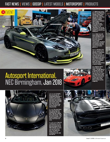 Ultimate Supercar Magazine - Volume 1 Issue 1 Back Issue