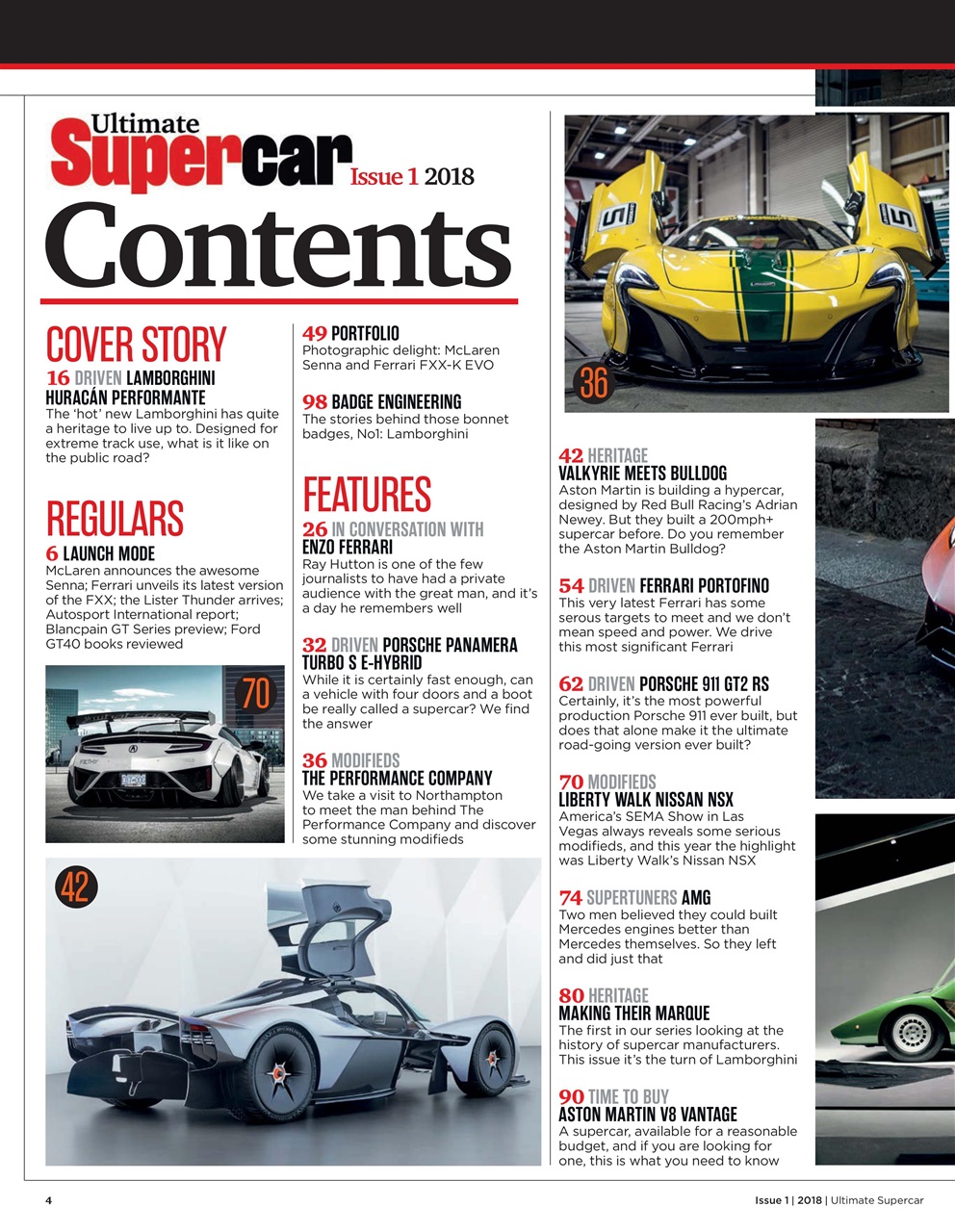 Ultimate Supercar Magazine - Volume 1 Issue 1 Subscriptions | Pocketmags