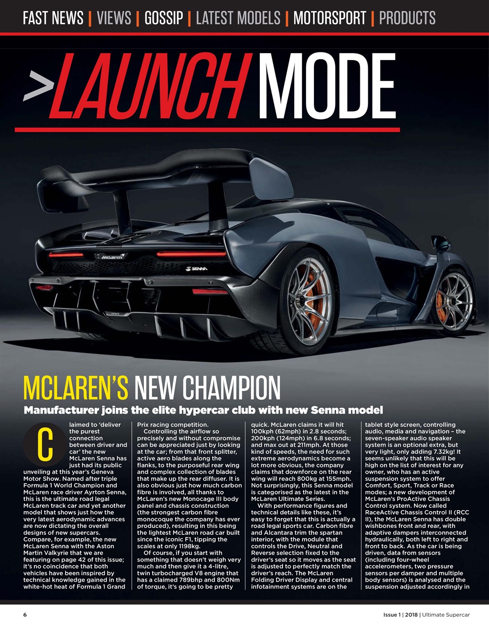 Ultimate Supercar Magazine - Volume 1 Issue 1 Subscriptions | Pocketmags