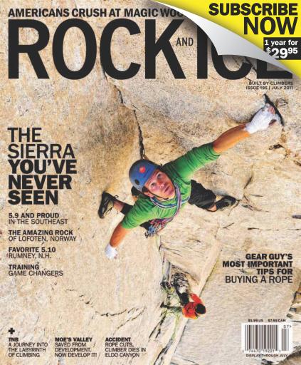 Rock and Ice Magazine - July 2011 Back Issue