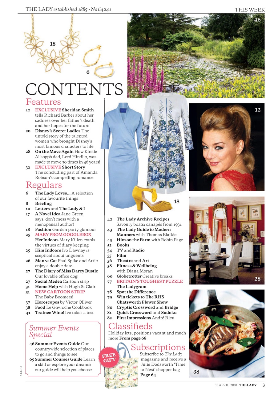 The Lady Magazine - 13 April 2018 Back Issue