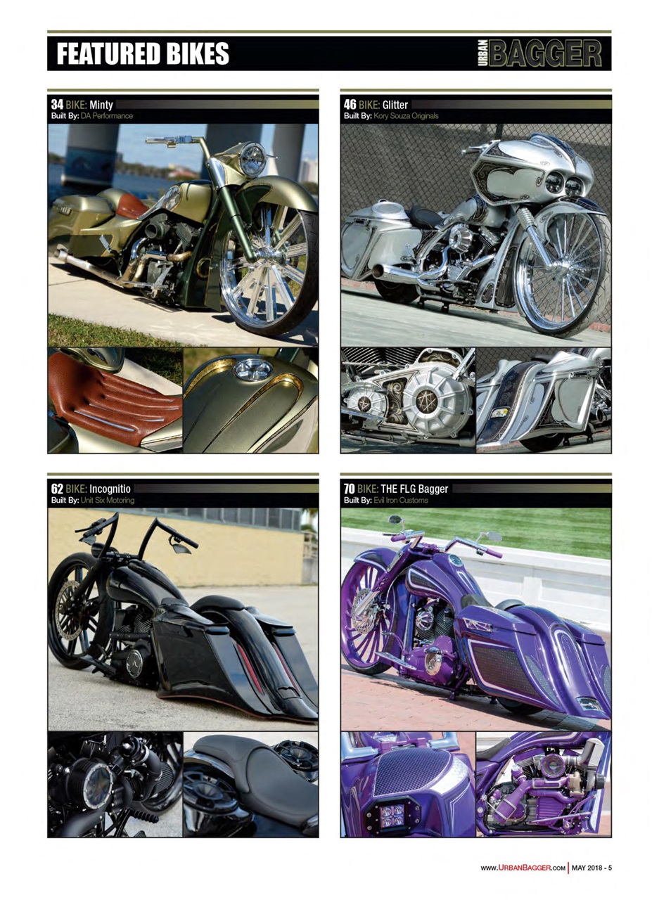 Urban Bagger Magazine - May-18 Back Issue