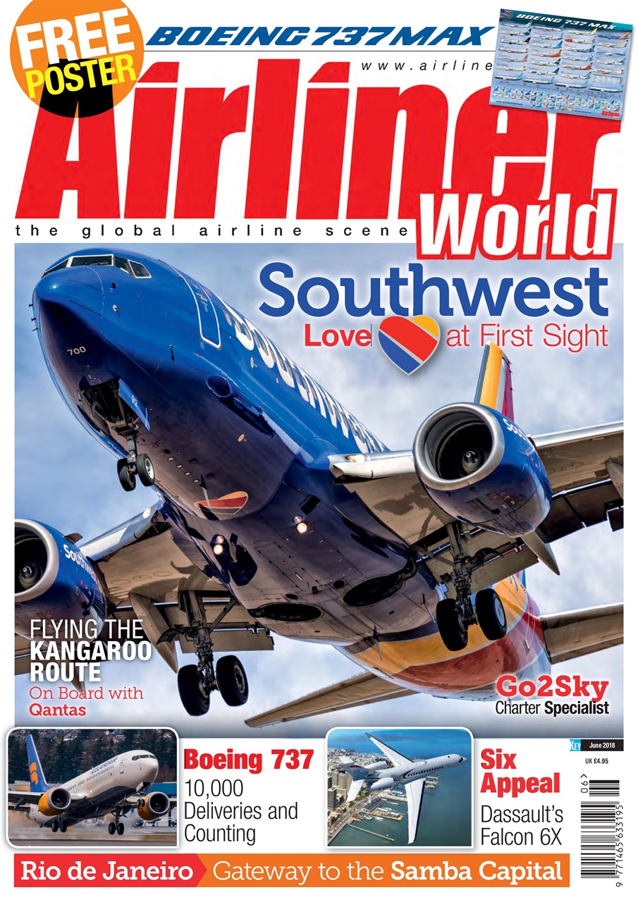 Airliner World Magazine - June 2018 Subscriptions | Pocketmags