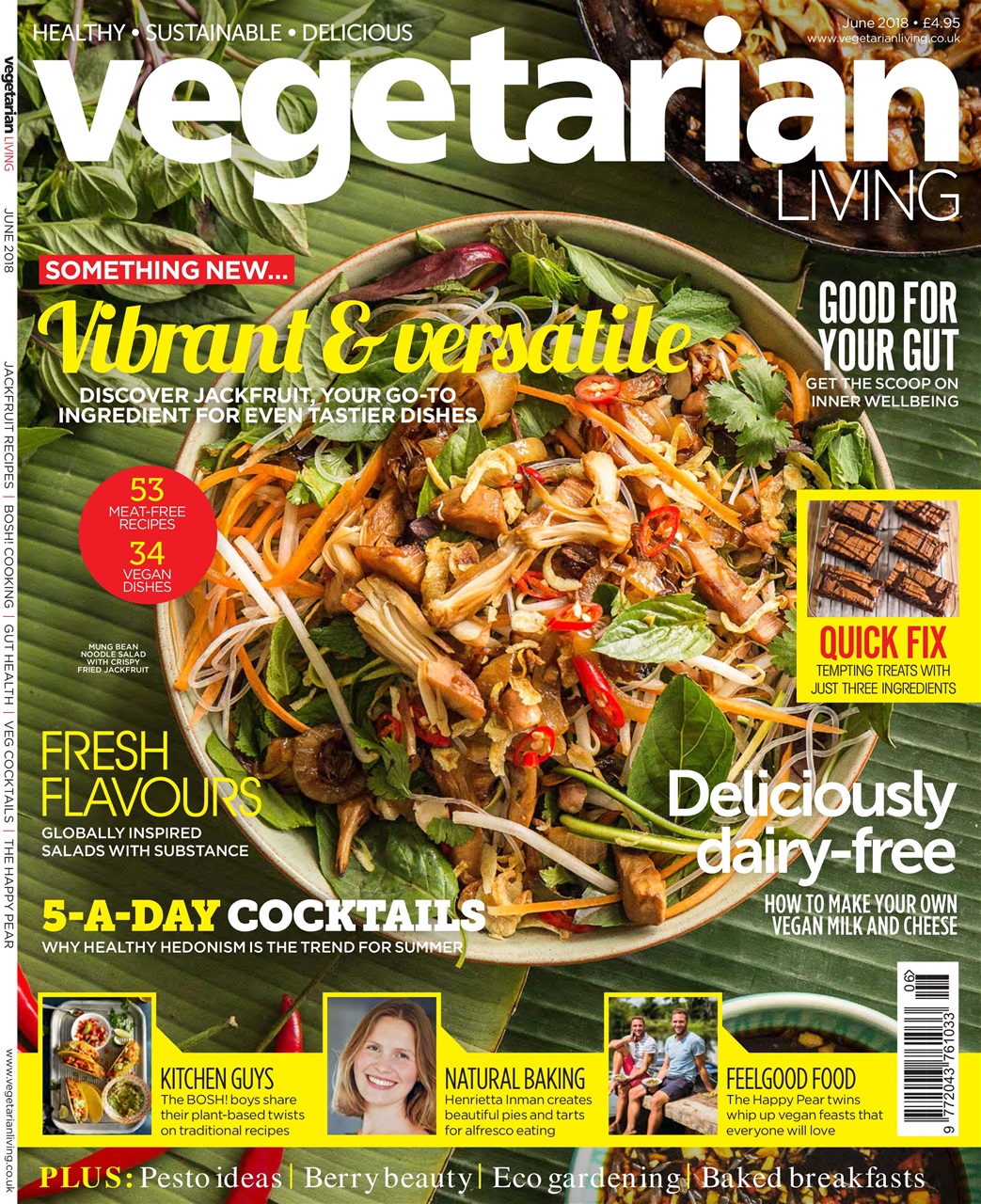 Vegetarian Living Magazine - June-18 Back Issue