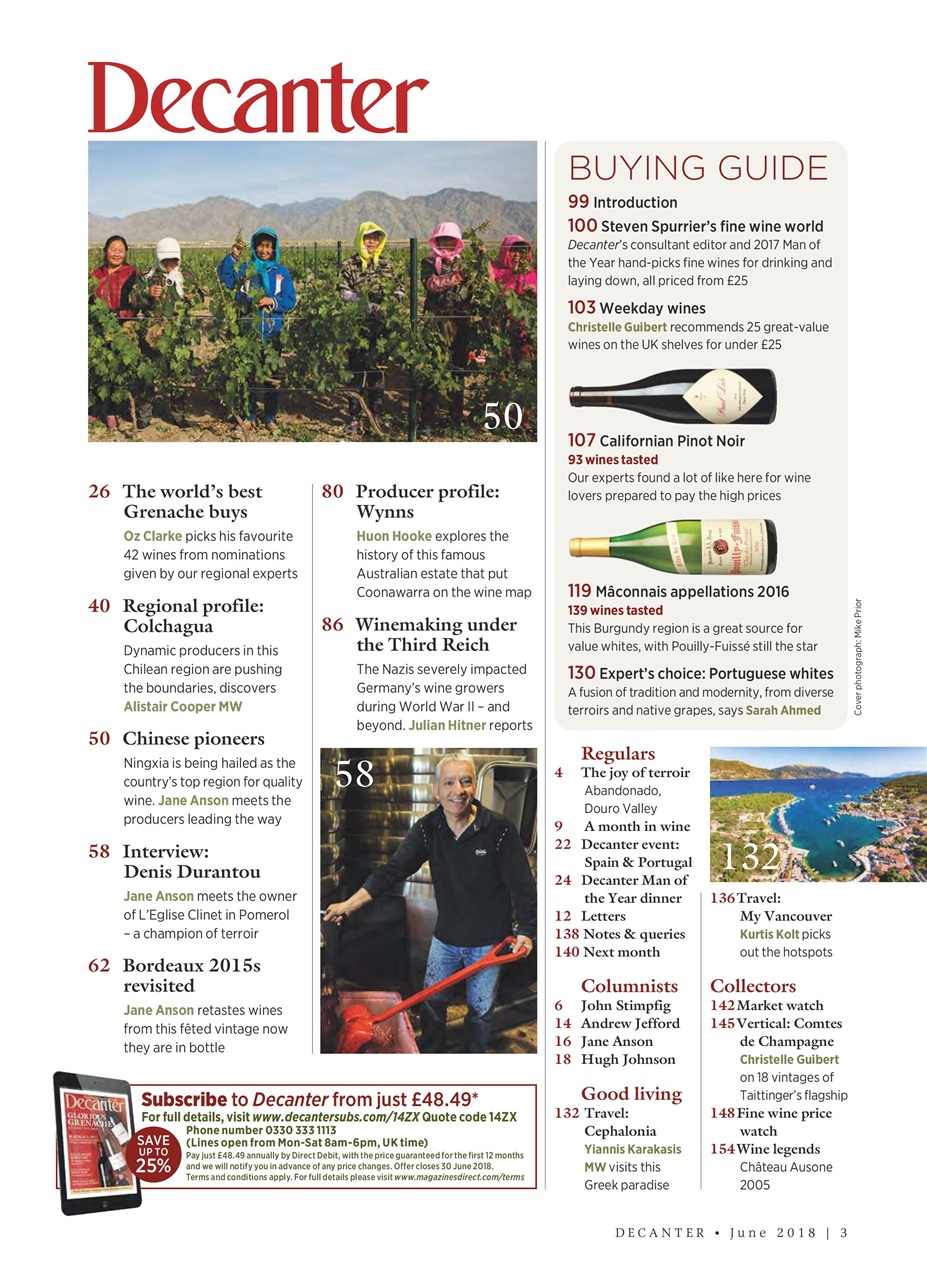 Decanter Magazine - June 2018 Back Issue