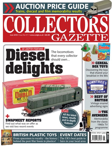 Collectors Gazette Magazine - June 2018 Back Issue