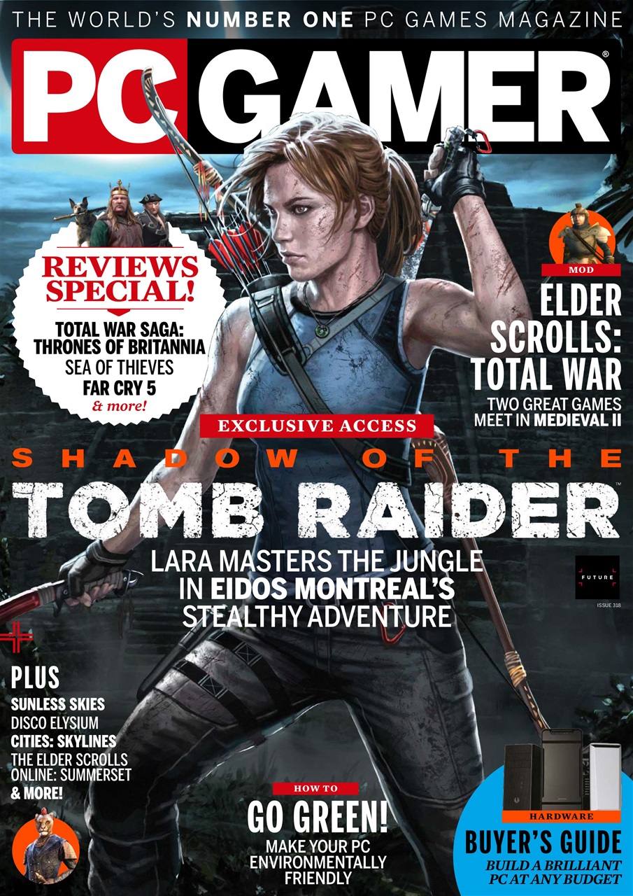 PC Gamer (UK Edition) Magazine - June 2018 Back Issue