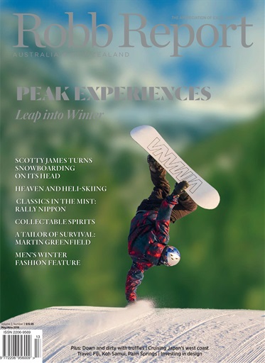 Robb Report Australia & New Zealand Magazine - May Jun 2018 Back Issue