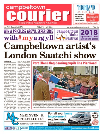 Campbeltown Courier Magazine - 11/5/18 Back Issue