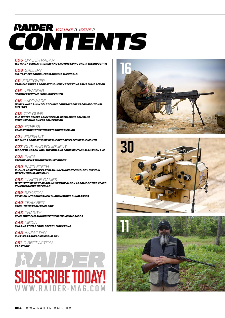Raider Magazine - Vol 11 iss 2 Subscriptions | Pocketmags