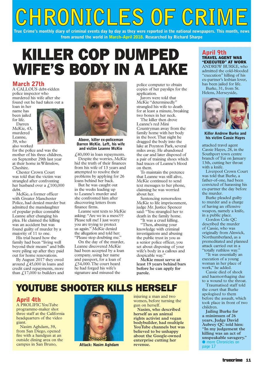 True Crime Magazine - True Crime June 2018 Back Issue