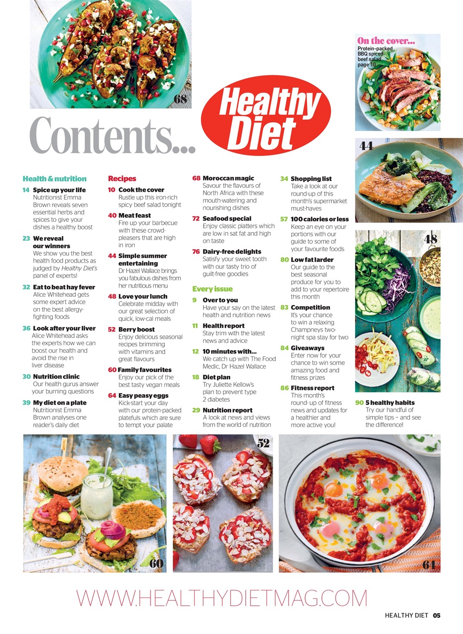 Healthy Diet Magazine - Jun-18 Back Issue
