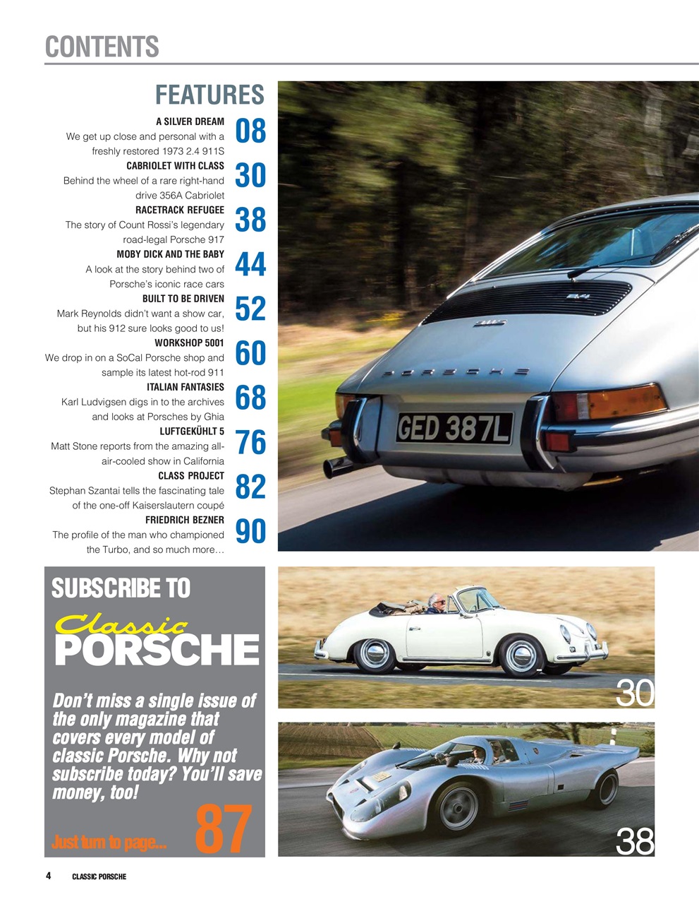 Classic Porsche Magazine - Classic Porsche 54 Back Issue
