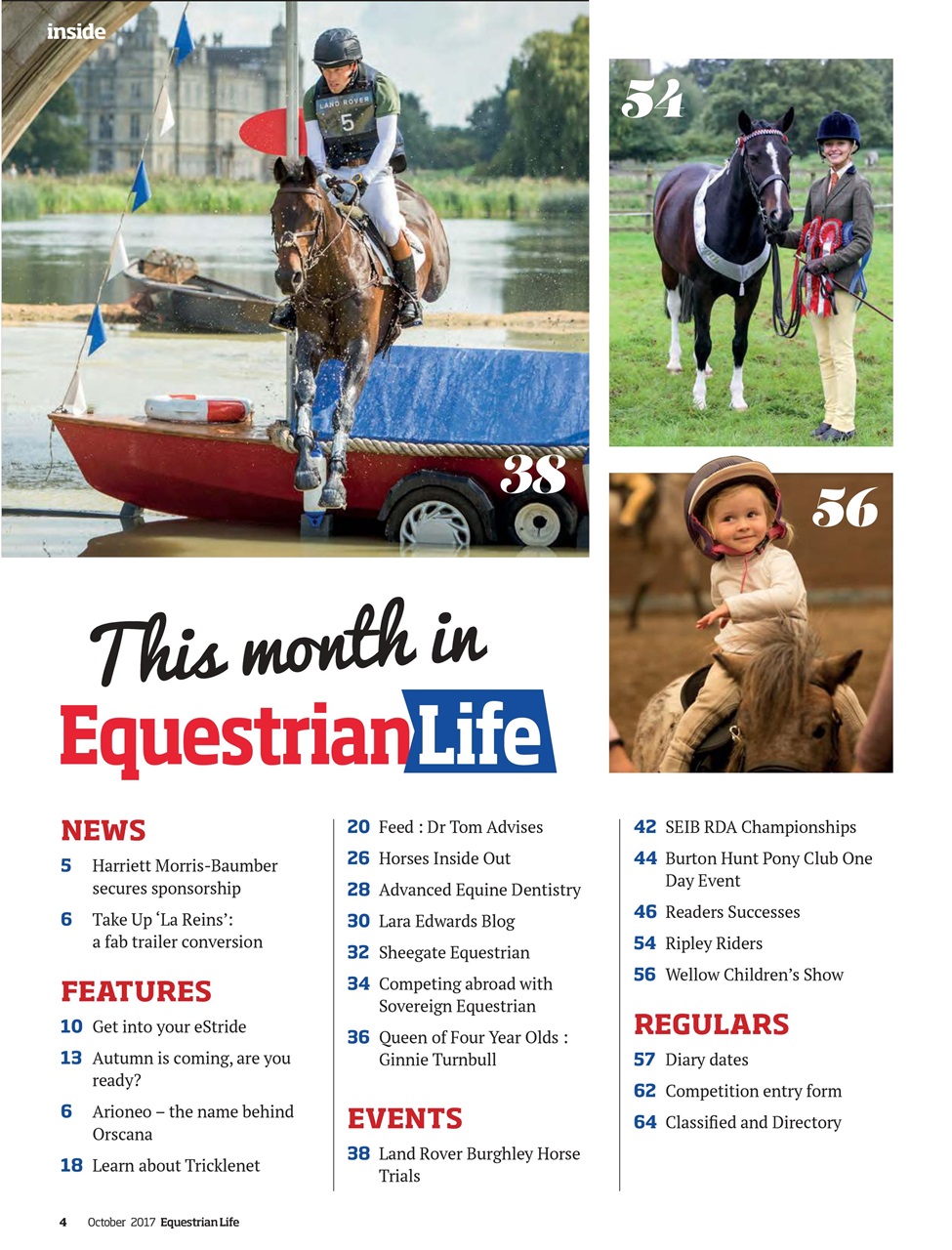 Equestrian Life Magazine - Equestrian Life Oct 2017 Back Issue