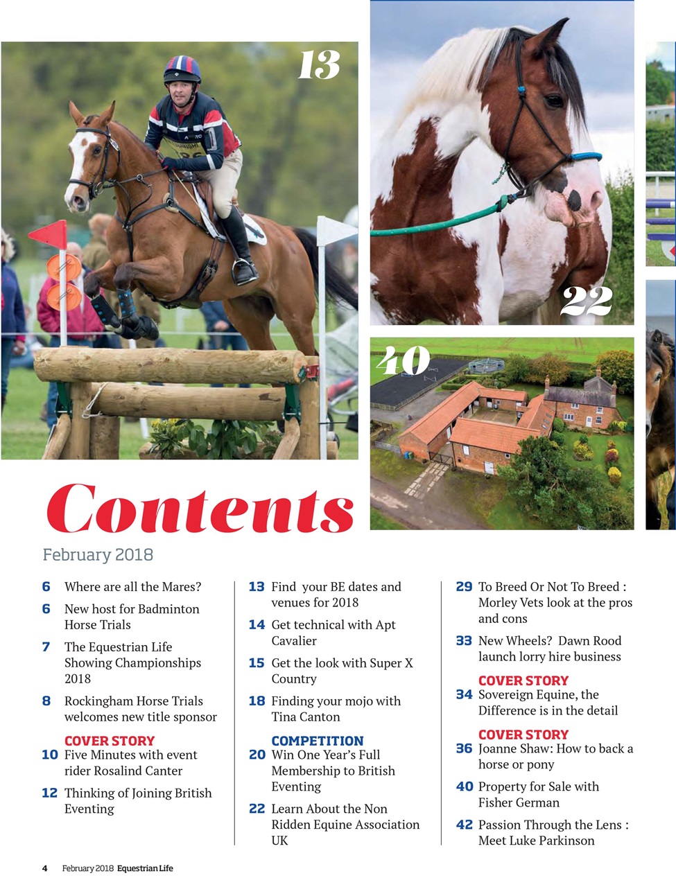 Equestrian Life Magazine - Equestrian Life Feb 2018 Back Issue