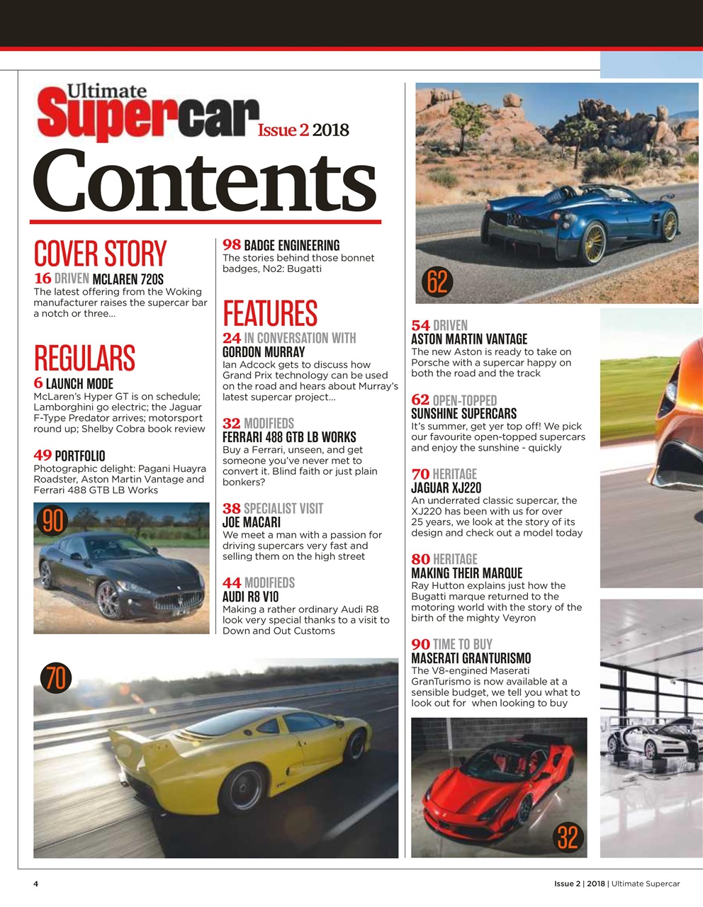 Ultimate Supercar Magazine - Volume 1 Issue 2 Back Issue