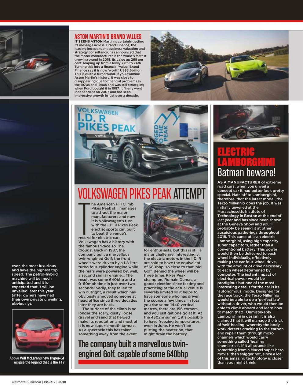 Ultimate Supercar Magazine - Volume 1 Issue 2 Back Issue