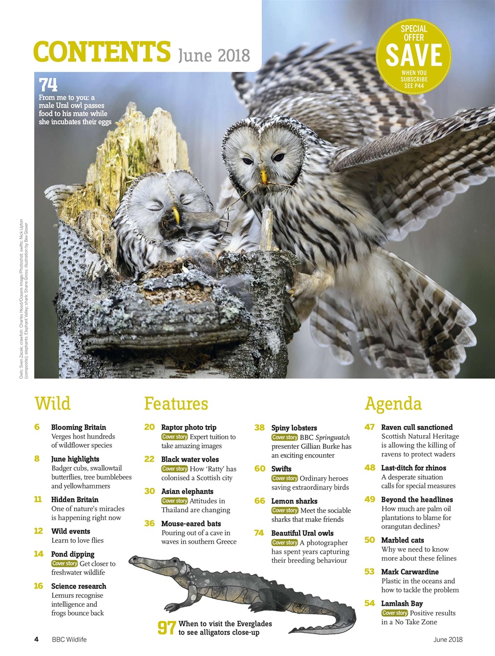 BBC Wildlife Magazine - June 2018 Subscriptions | Pocketmags